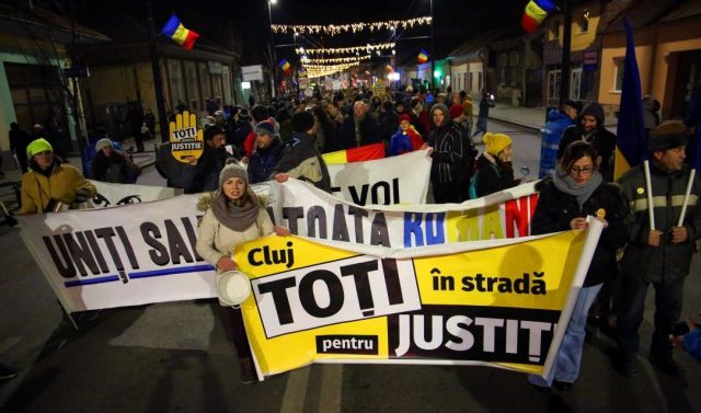 Protest tăcut la Cluj - Transilvania Reporter